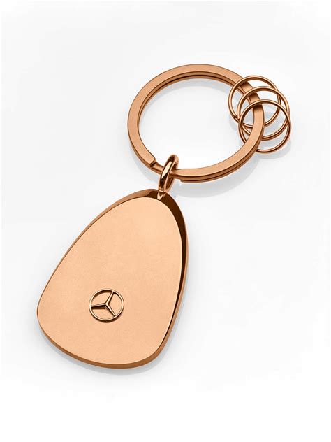 Schlüsselanhänger Kristall, roségoldfarben/schwarz-B66953577 | Mercedes ...