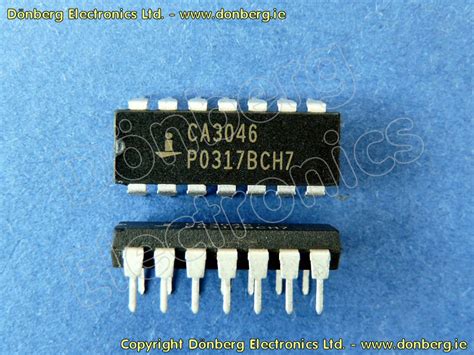 Semiconductor: CA3046 (CA 3046) - GENERAL PURPOSE NPN TRANSISTOR...