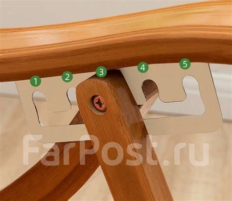 Кресло-качалка с подушкой. Рег-ка спинки. Подставка под ноги. Складная ...