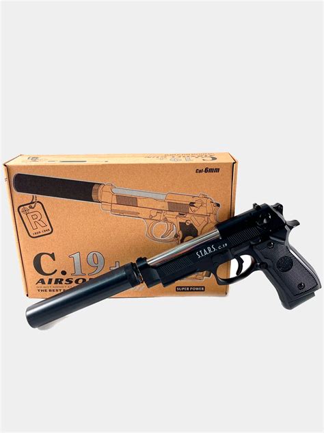 Игрушечный металлический пистолет C.19 Airsoft Gun купить по низким ...