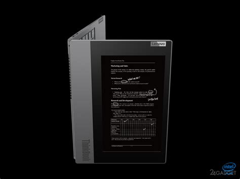 Ноутбук ThinkBook Plus от Lenovo оснащён дополнительным E-Ink дисплеем ...