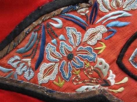 Chinese Forbidden Stitch Embroidered Collar | Embroidered collars, Stitch, Stumpwork
