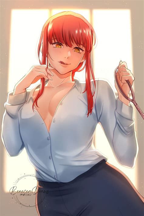 Makima from Chainsaw Man by BeneceaDraws on DeviantArt