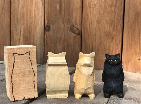 Woodcarving | Резьба по дереву | Кошачьи поделки, Изделия ручной работы ...