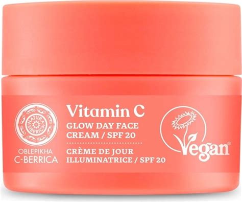 Natura Siberica C-Berrica Vitamin C Glow Day Face Cream SPF 20, 50 ml ...