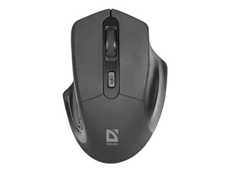 Defender Datum MB-345 - Mus - ergonomisk - optisk - 4 knappar - trådlös ...