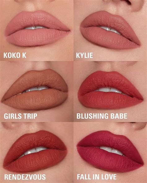 Новые оттенки матовых помад и лайнеров для губ от Kylie Cosmetics ...