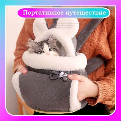 Зимние портативные рюкзаки для собак и кошек - купить с доставкой по ...