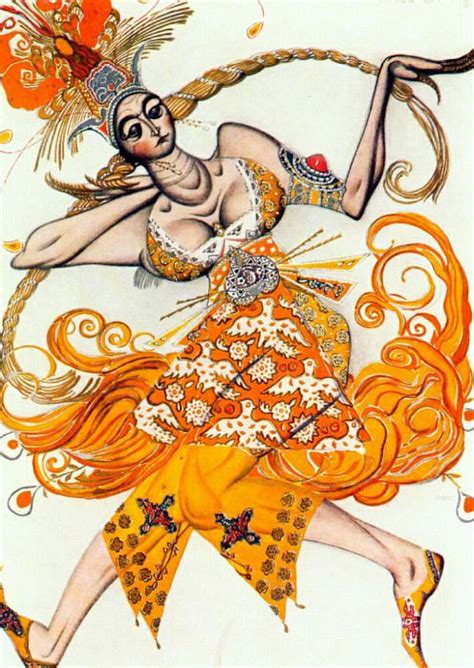 Жар-птица Костюм 1913 (картина) — Леон Бакст
