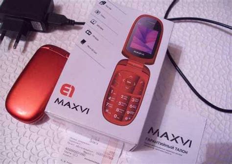 Раскладушка Maxvi 2 сим красный мобильный телефон | Festima.Ru ...