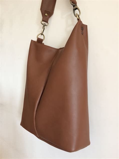 Borsa pelle fatta a mano Borsa in pelle marrone morbida - Etsy Italia