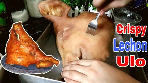 Crispy Lechon Ulo |How to Cook Lechon |Easy Crispy Lechon |Ulam - YouTube