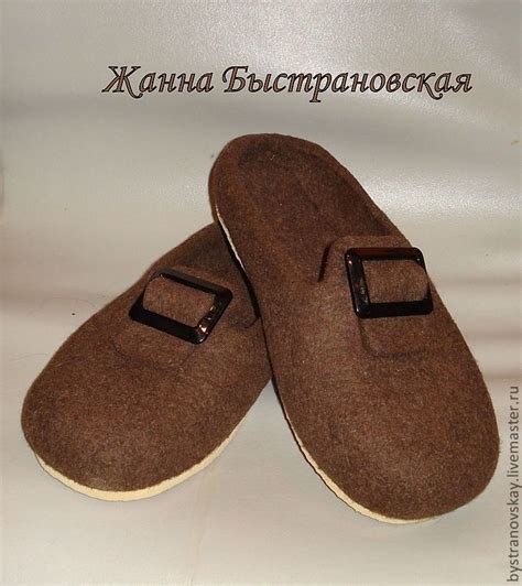 Купить Тапки мужские Темный шоколад - коричневый, тапочки, Тапочки ...
