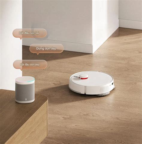 Robot hút bụi lau nhà Xiaomi Mijia 2 C101JZ tự giặt sấy giẻ thông minh