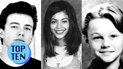Top 10 Celebrities Before They Were Famous - YouTube