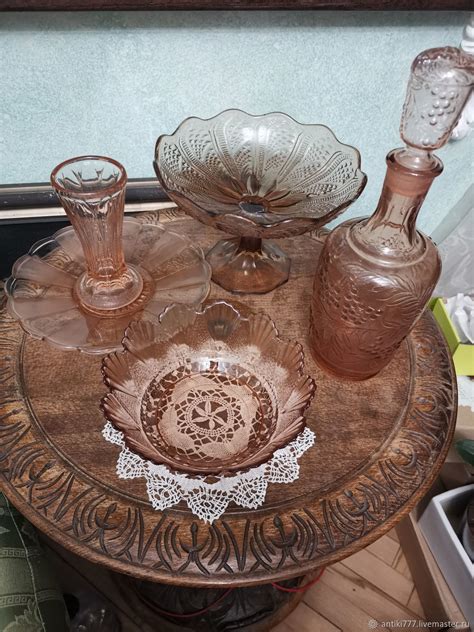 Винтаж: Старинная посуда из карамельного стекла купить в интернет ...