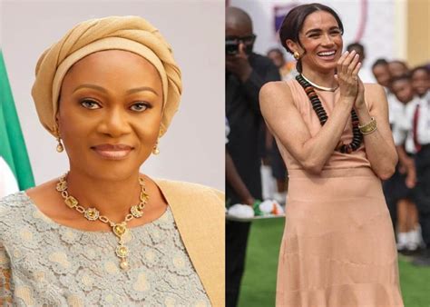 Nigeria's First Lady clarifies: No criticism of Markle's wardrobe