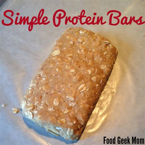 Simple Protein Bars (small batch) - Food Geek Mom