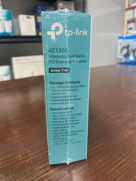 TP-Link Archer T4E AC1200 Dual Band Wireless Wi-Fi PCIe Adapter ...