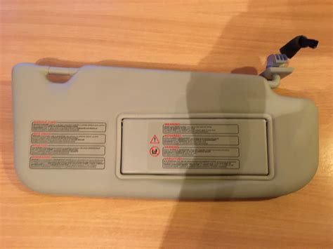 Солнцезащитные козырьки с подсветкой — Nissan Qashqai (1G), 2 л, 2012 ...