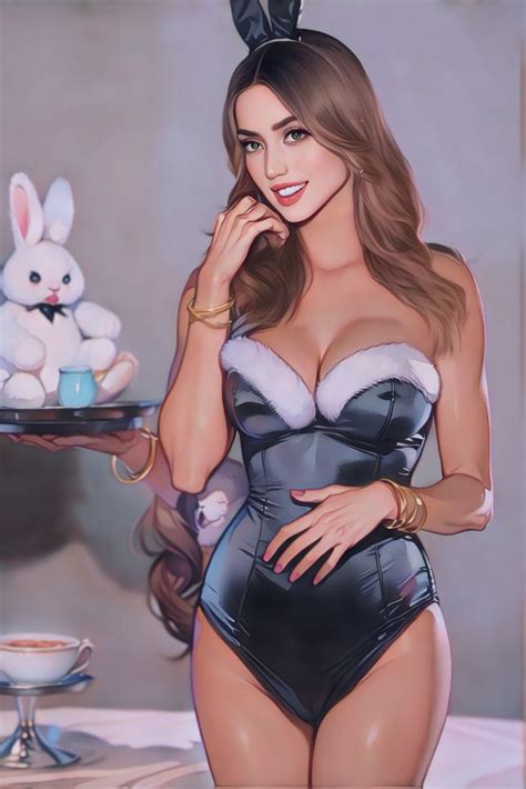 (P) Easter Bunny: Ana de Armas by Celebcartoonizer on DeviantArt