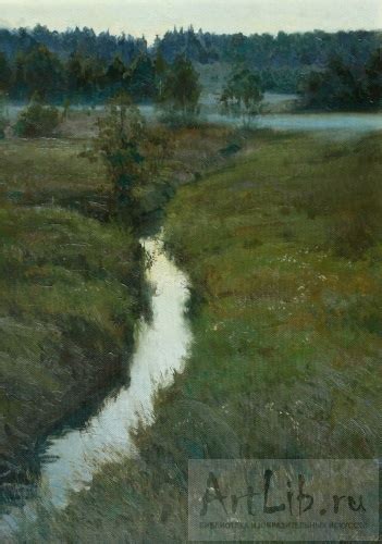 Авторские галереи - Графов Виталий Юрьевич / Летний вечер / Живопись ...
