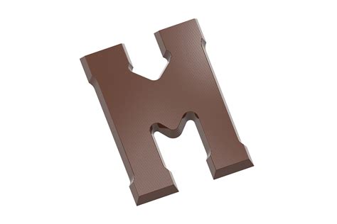 CW1712 – Chocolate World – Chocolate Letter M 200 g Polycarbonate Mould