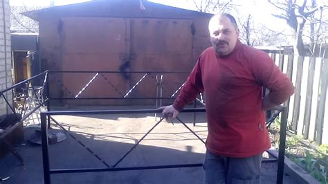 Оградка на кладбище. Простой вариант. - YouTube
