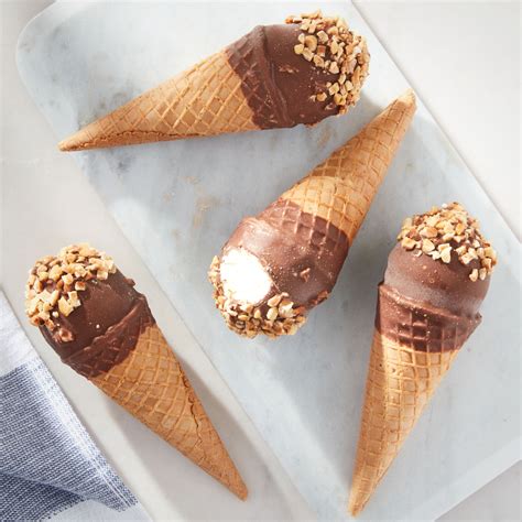 Vanilla And Chocolate Ice Cream Cone