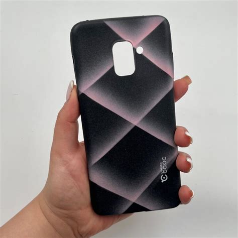 قاب گوشی (A730) Galaxy A8 Plus 2018 سامسونگ ژله ای طرح دار Cococ کد ...
