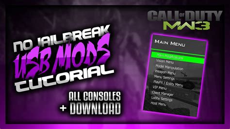 How to Install Modern Warfare 3 USB Mod Menus on ALL Consoles! Xbox 360 & PS3 + PC [MW3 USB MODS ...