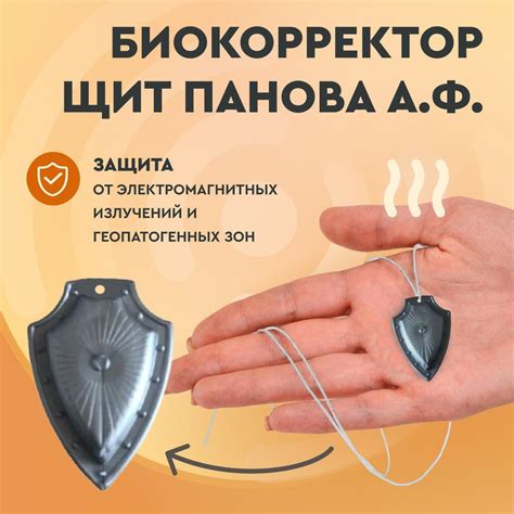 Биокорректор Щит Панова А.Ф. Защита от электромагнитных излучений ...