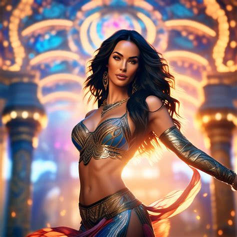 Megan Fox as a belly dancer by bnmayamba01 on DeviantArt