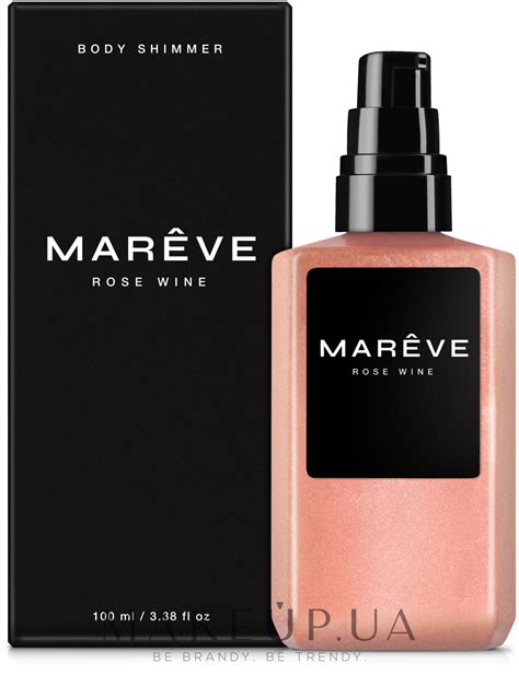 MARÊVE - Парфюмированное молочко для тела с шиммером "Rose Wine ...