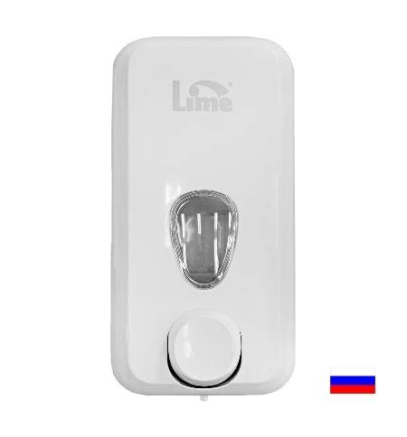 Диспенсер для мыла наливной Lime белый 1л, 973000, купить на «LimePaper ...