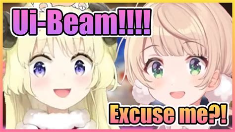 Watame Has the Audacity to Shoot Ui-Beam Right in Front of Ui-Mama...【Hololive】 - YouTube