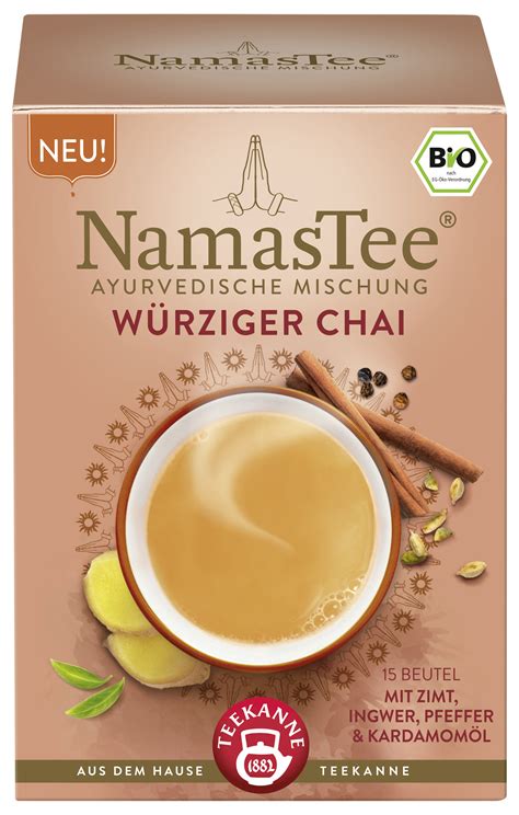 Neue Ayurveda-Tees von TEEKANNE: „Die Ruhe selbst“ & „Würziger Chai ...