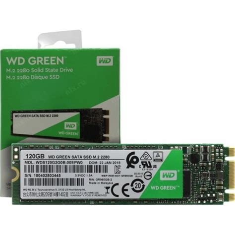 Накопитель SSD Western Digital форм-фактор M.2 2280 240GB TLC GREEN ...