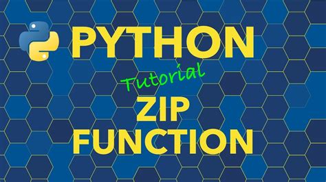 Python Zip Function - YouTube