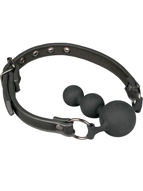 EasyToys: Pecker Gag, Triple Ball Silicone Gag, 249 kr