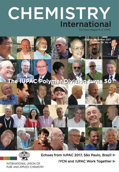 Chemistry International - IUPAC | International Union of Pure and Applied Chemistry