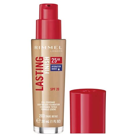 Buy Rimmel Lasting Finish 25Hour Full Cover 203 True Beige Online at ...