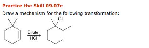 Solved Draw a mechanism for the following transformation: | Chegg.com