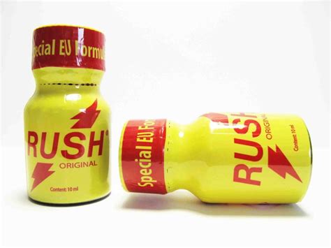 Poppers Rush Avis - Le flacon Jaune avec un éclair!