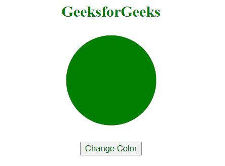 How to Change SVG Icon Color on Click in JavaScript ? - GeeksforGeeks