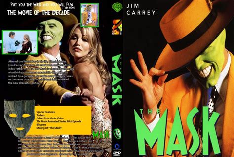 The Mask dvd cover (1994) R0 Custom