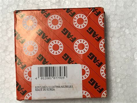 6008-2RSR FAG Single Row Ball Bearing. Size: 40mmX68mmX15mm. | eBay