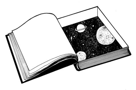 Книжка черно белый рисунок (40 фото) » Рисунки для срисовки и не только