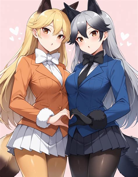 [Request] Ezo Red Fox & Silver Fox (Kemono Friends) / SDXL Pony Diffusion - v1.0 | Stable ...