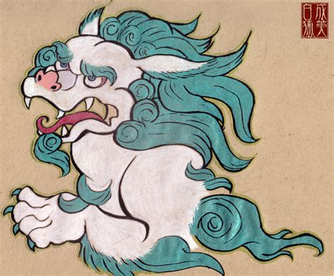 Snow Lion by Naryu on DeviantArt